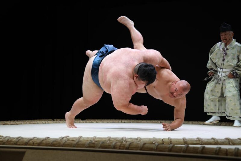 Osaka: Sumo Stage Show with Bento & Fight + Photo Shooting - A Deep Dive into the Sumo Experience