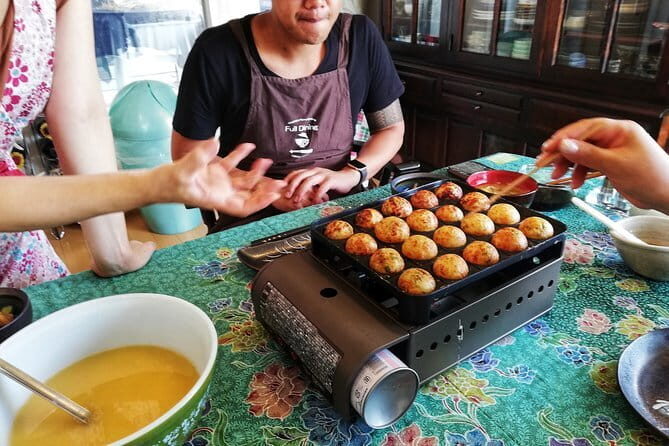 Osaka takoyaki and Matcha whisking - Key Points
