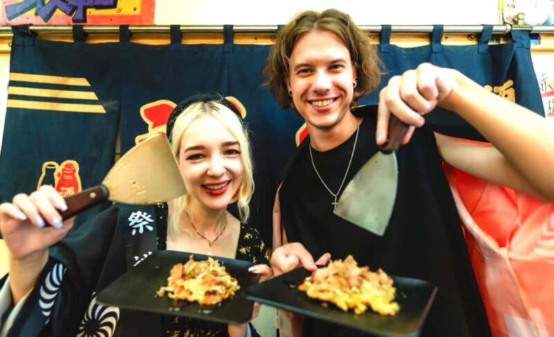 Osaka: Takoyaki Okonomiyaki Cooking class & Fes inDoutonbori - Key Points