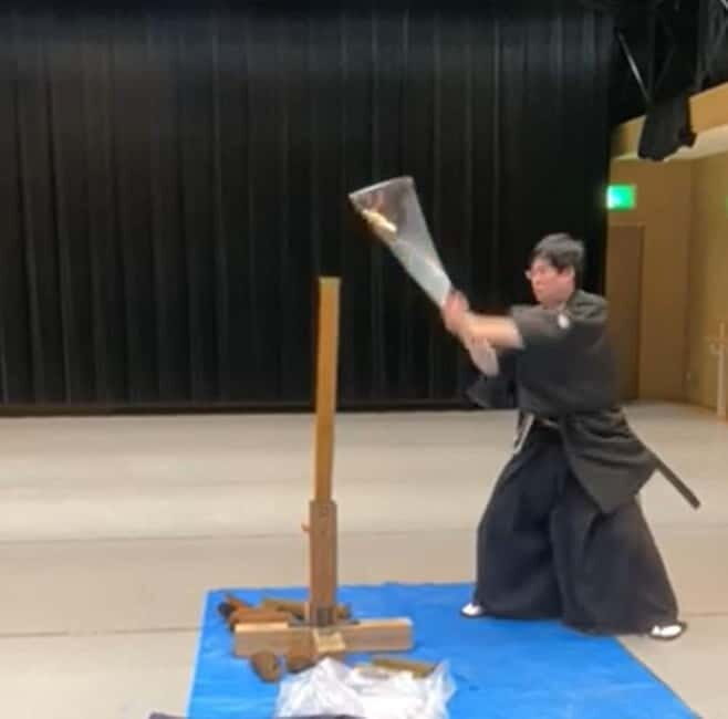 Osaka:Exclusive Samurai Experience with a National Champion! - The Experience in Detail