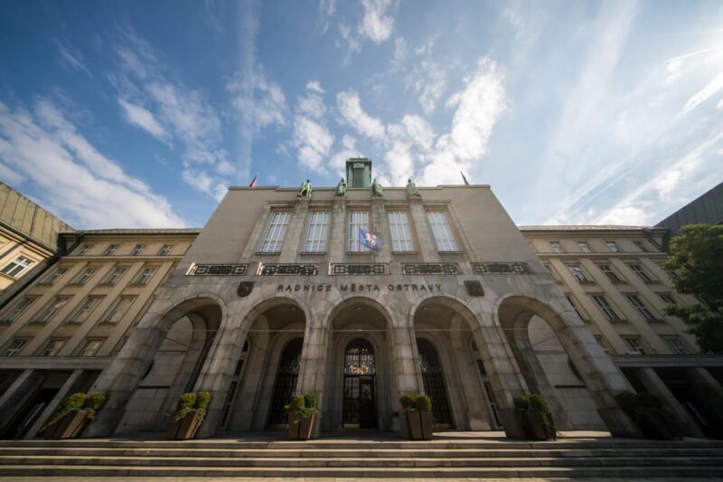 Ostrava: Entrance to the viewing tower of the new town hall - What to Keep in Mind