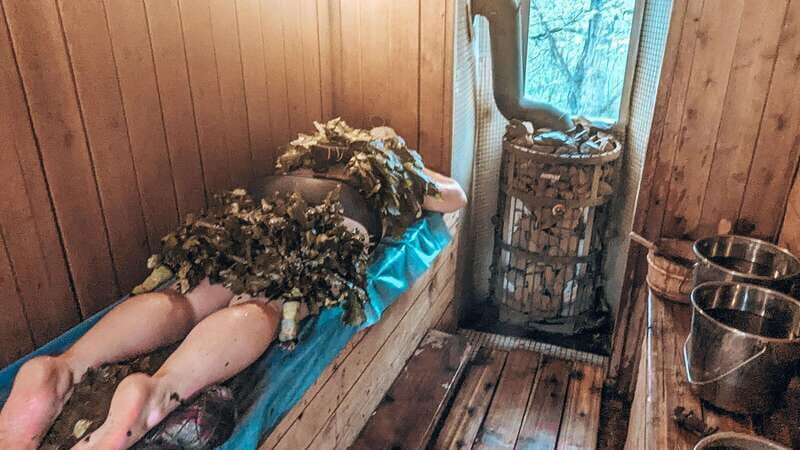 Ottawa: Unique Experience- Hot Leaf Therapy in Private Sauna - An Inside Look at the Private Sauna & Hot Leaf Experience