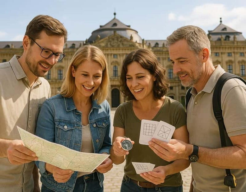 Outdoor escape tour with puzzle backpack in Würzburg: The winemaker's seal - Discovering Würzburg Through a Puzzle Backpack: The Winemaker’s Seal