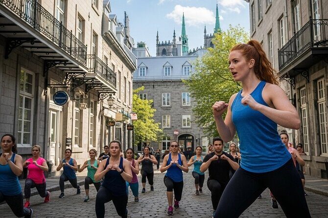 Outdoor Fitness Class - Indoor Fitness Class in Old Montreal: A Unique Way to Stay Active During Your Visit