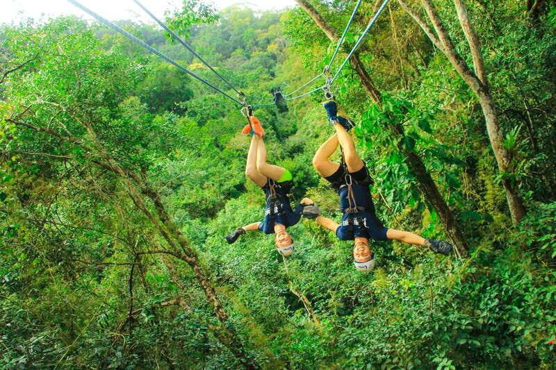 Outdoor Zipline Adventure - The Heart of the Adventure: Ziplining and Rappelling