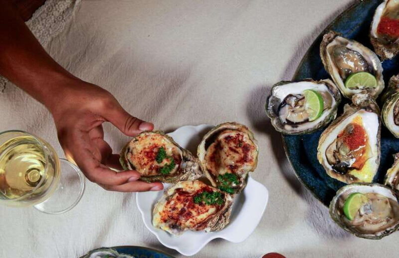 Oyster Platter With Wine By Unawatuna Beach - What Is the Oyster Platter Experience All About?