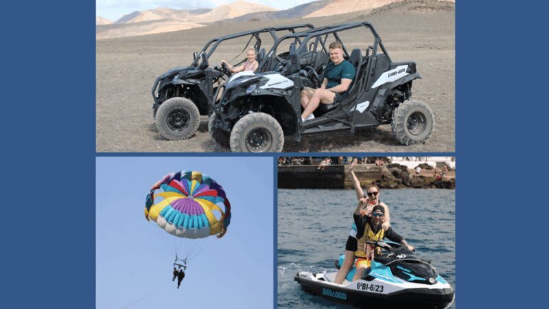 PACK TRIO Buggy, Jet Ski, and Parasailing Adventure - What’s Included & What’s Not