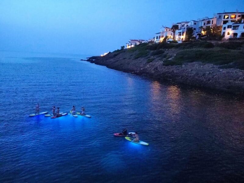 Paddle Surf with Led lights at sunset in Menorca - Experiences from Other Travelers
