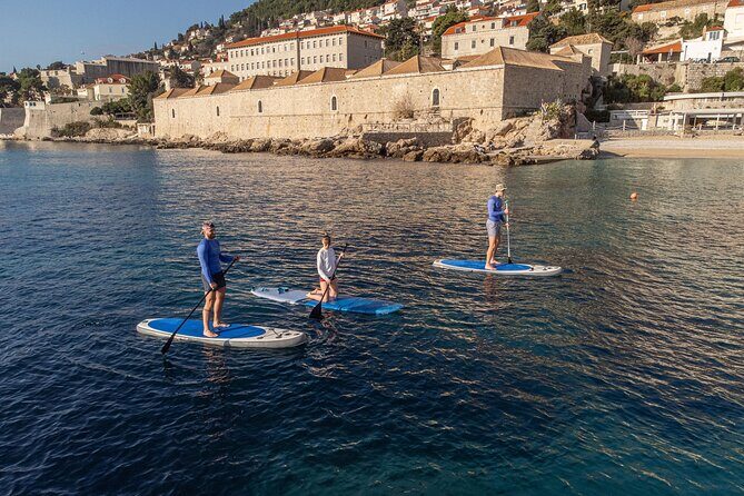 Paddleboarding in front of the Old Town - Exploring Dubrovnik’s Coastal Charm from a Paddleboard