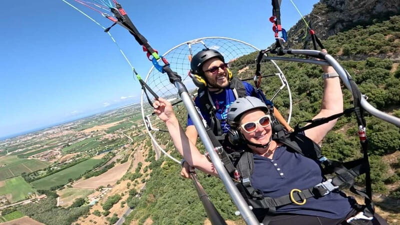Paestum: powered paragliding flight over the temples - Key Points