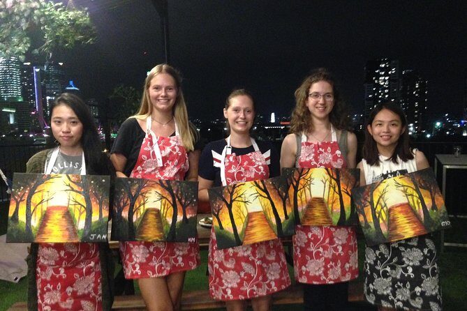 Paint and Sip BYO in Brisbane CBD Friday night - The Sum Up