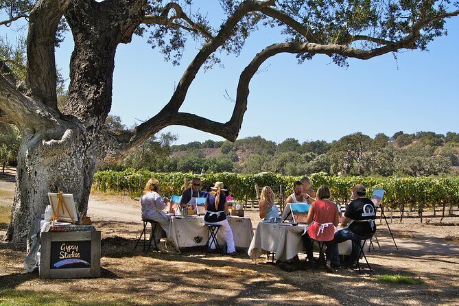 Paint in the Vineyard with Estate Wine Tasting - The Sum Up