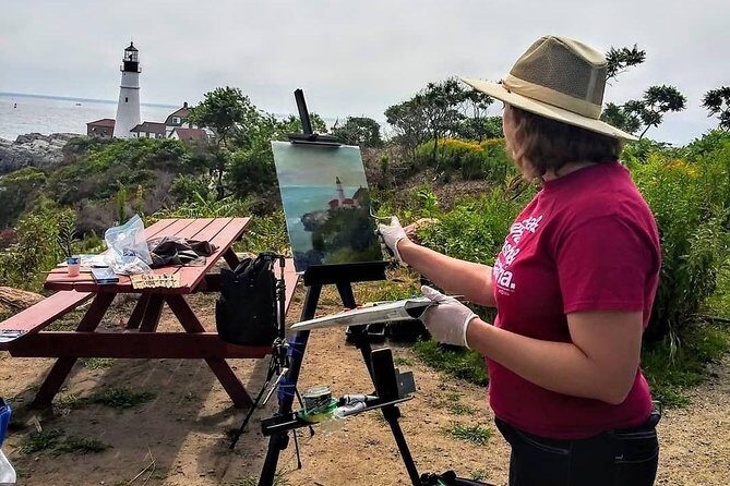 Paint Outdoors in Portland, Maine - A Well-Rounded Artistic Escape Near Portland