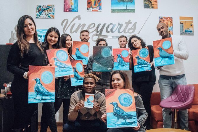 Paint & Sip in a 17th-Century Palazzo with Wine & Pizza - A Closer Look at the Experience