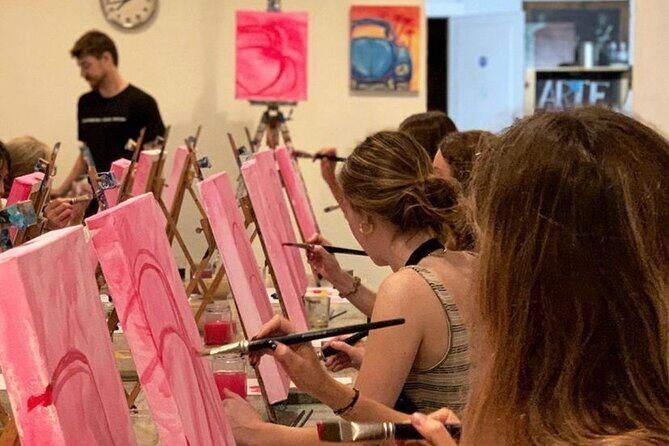 Paint & Wine Workshop in an Art Studio in Barcelona - An In-Depth Look at the Paint & Wine Experience