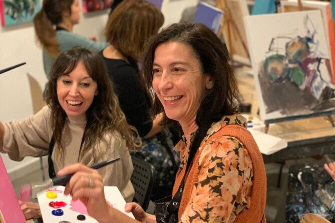 Paint & Wine Workshop in an Art Studio in Barcelona - What’s the Value?