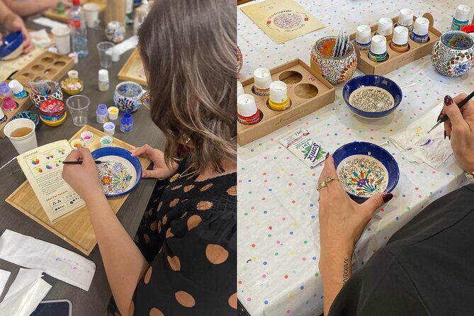 Painting Classes Orange County: Ceramic Plates & Bowls - The Itinerary: What You Can Expect