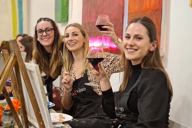 Painting party at Art Bottega - Paint & Wine Studio in Rijeka - The Setting and Atmosphere