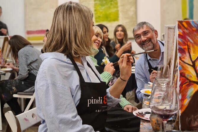 Painting party at Art Bottega - Paint & Wine Studio in Rijeka - The Sum Up