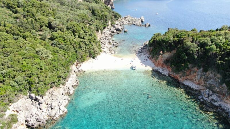 Paleokastritsa: Kasteli, Blue Caves, & Limni Beach Boat Trip - Key Points: