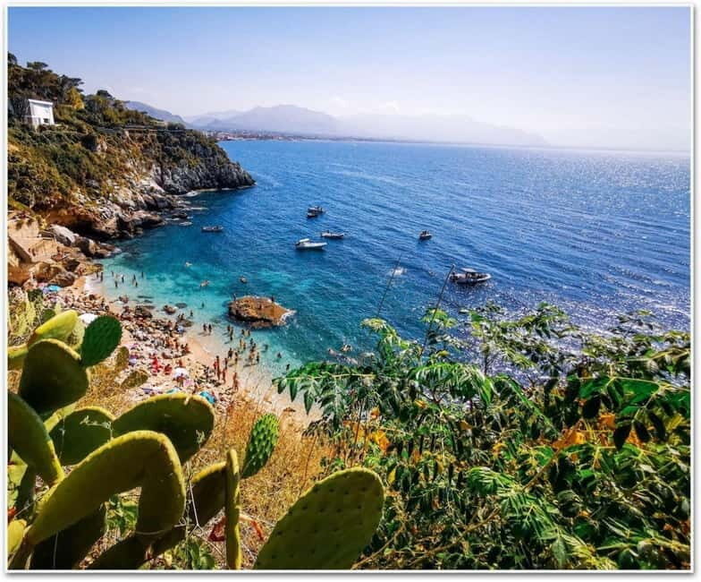 Palermo: boat tour with drinks and fresh fruit on board - The Itinerary in Detail
