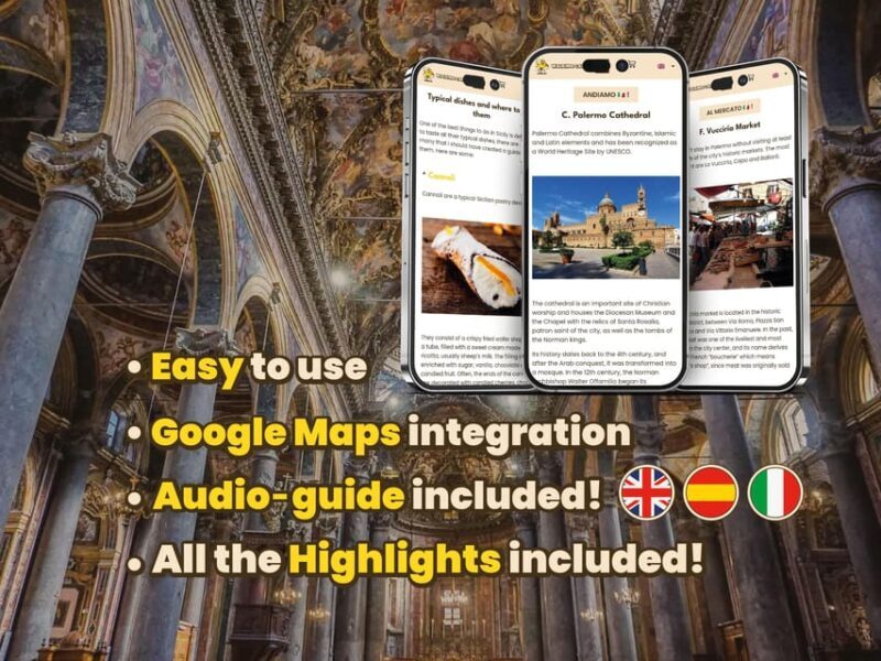 Palermo: Digital guide made with a Local for your tour - The Itinerary and Major Highlights