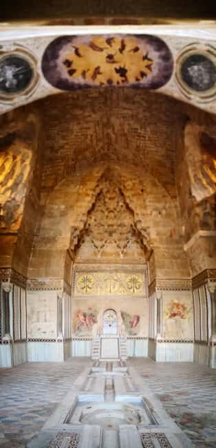 Palermo: Zisa Palace Entry Ticket with Audio Guide App - Frescoes and Mythology