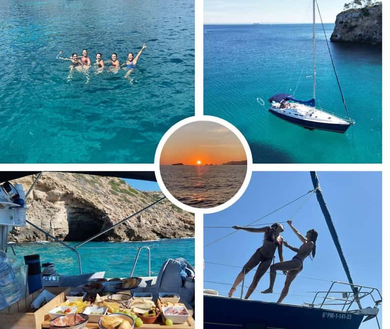 Palma Bay: Sailing Boat Trip W/ Water Toys Snacks & Drinks - Food and Drinks: A Tasty Touch