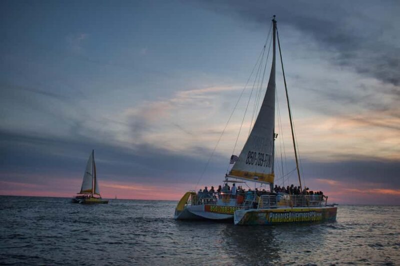 Panama City Beach: Sunset Sail on the Privateer Catamaran - An Authentic Gulf Experience on a Sailboat