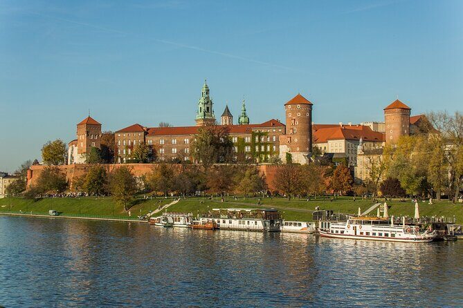 Panorama of Krakow from the Vistula River during an hour-long cruise - A Detailed Look at the Experience