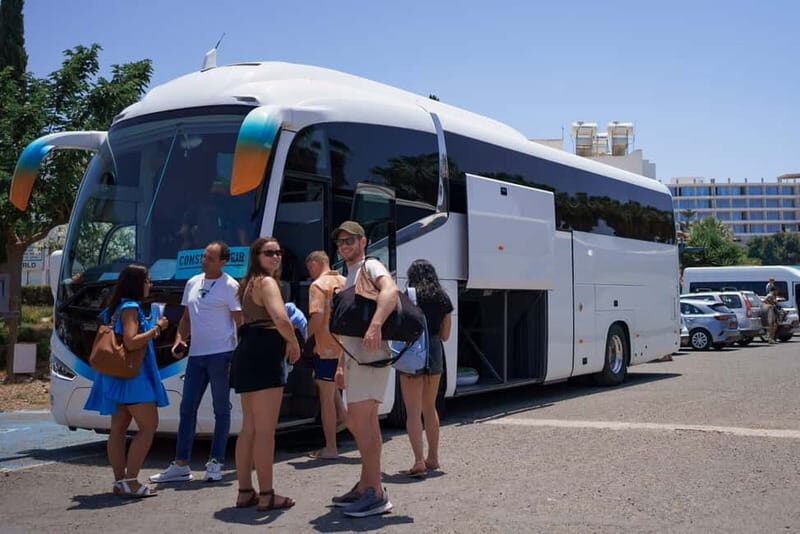Paphos/Akamas: Blue Lagoon Bus & Boat Tour with Water Slide - Frequently Asked Questions