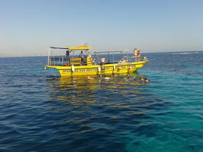 Paphos: The Yellow Glass-Bottom Boat Cruise Swim & Snorkel - Key Points