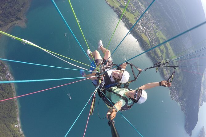 Paragliding Performance flight over the magnificent Lake Annecy - The Sensations and Experience
