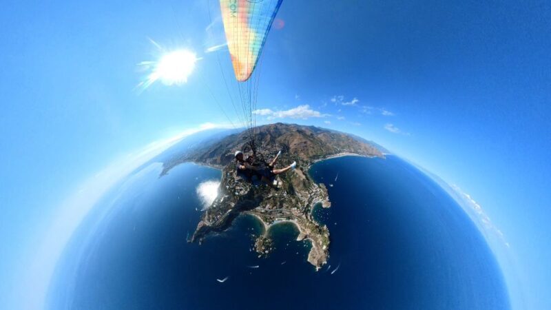 Paragliding Tandem Taormina + Video/Foto e GoPro + Acrobazia - Key Points