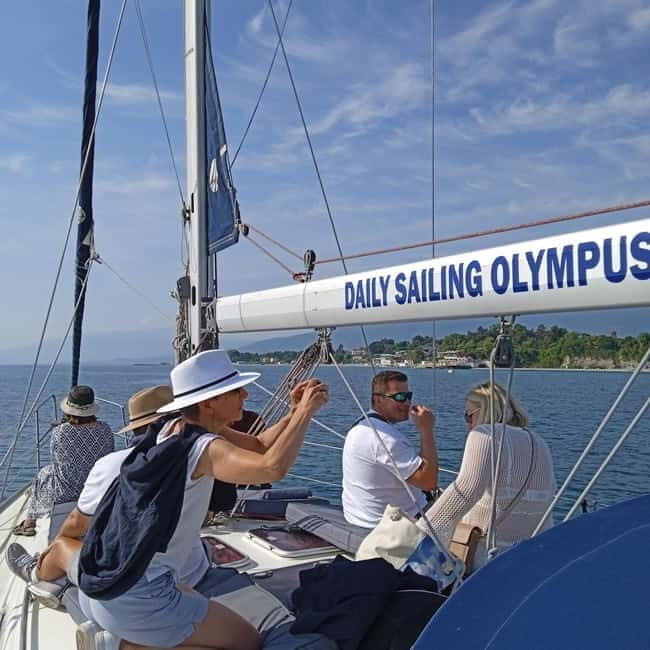 Paralia :Daily Sailing Cruise Olympus Riviera Highlights - Key Points