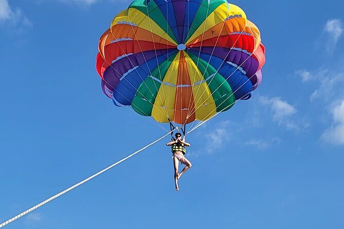 Parasailing High Above The Beautiful Patong Bay - Key Points