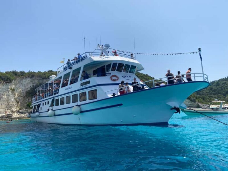 Parga: Iconic Paxos, Antipaxos & Blue Caves Cruise with Swim - Key Points