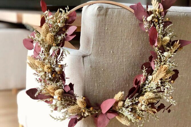 Paris 1e: Preserved Flower Wreath Workshop - Key Points
