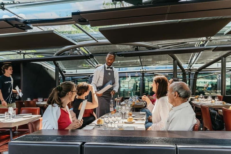 Paris: 2-Hour River Seine Lunch Cruise with 3-course-menu - Key Points