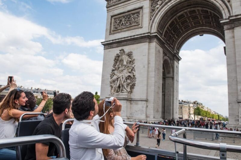 Paris: Arc de Triomphe Ticket & Big Bus Hop-on Hop-off Tour - Key Points