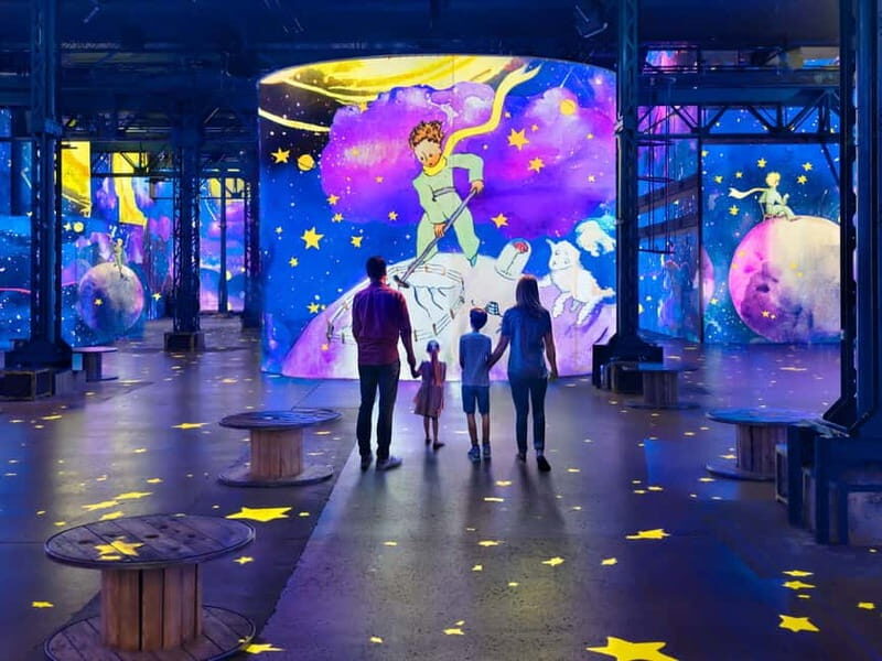 Paris: Atelier des Lumières Entry ticket for The Little Prince - The Itinerary: How Your Visit Unfolds
