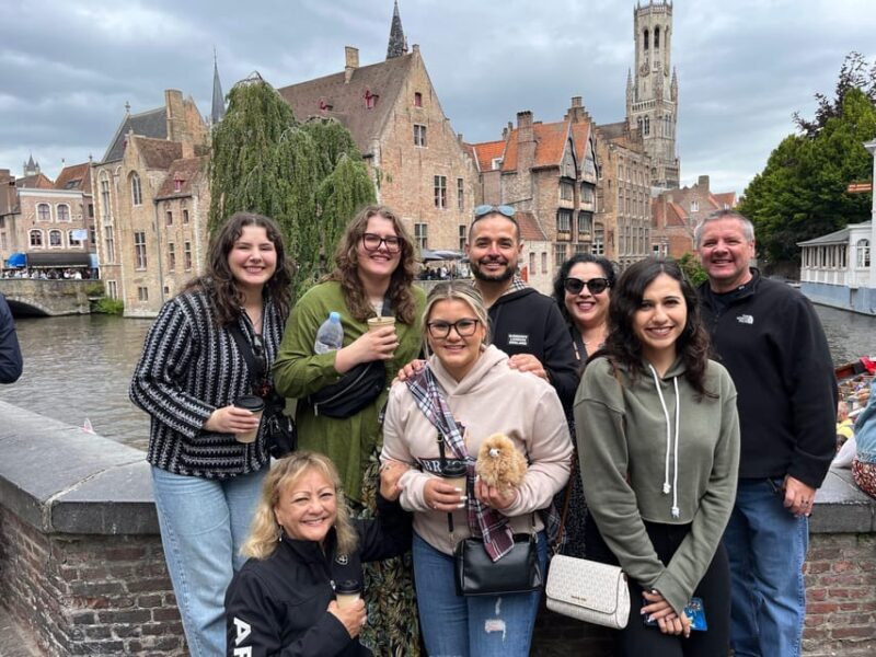 Paris: Bruges and Ghent Day Trip with Boat Ride and Tastings - Transport, Timing, and Group Size