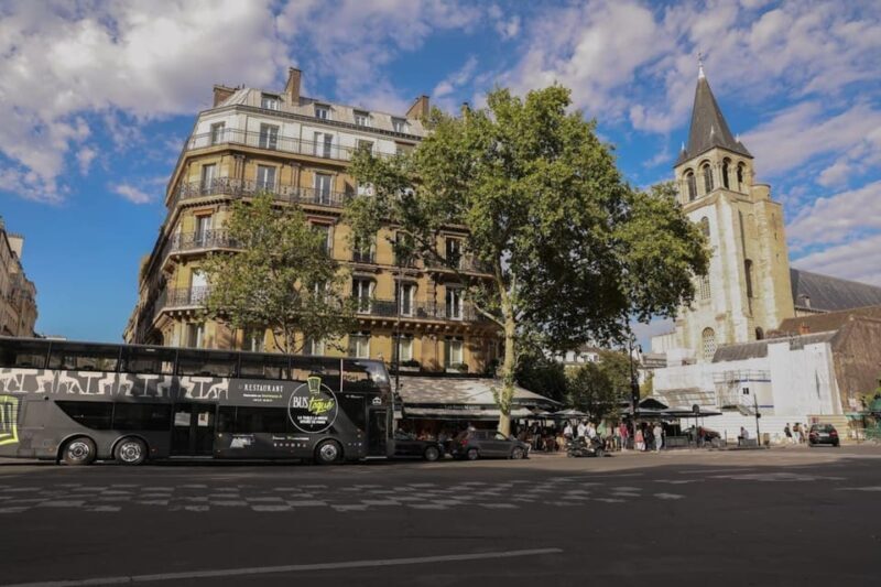 Paris Bus Toqué St Germain 3-Course Dinner w/ Champagne - Key Points