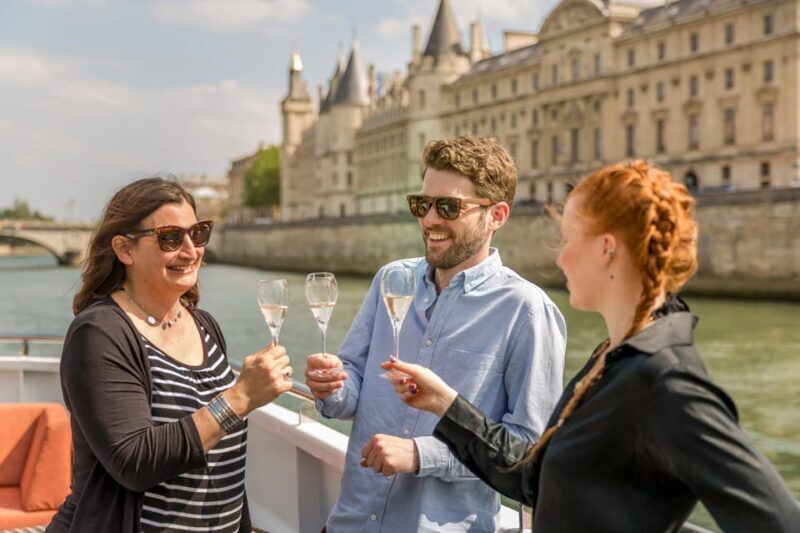 Paris: Champagne Tasting Cruise Departure from Eiffel Tower - Key Points