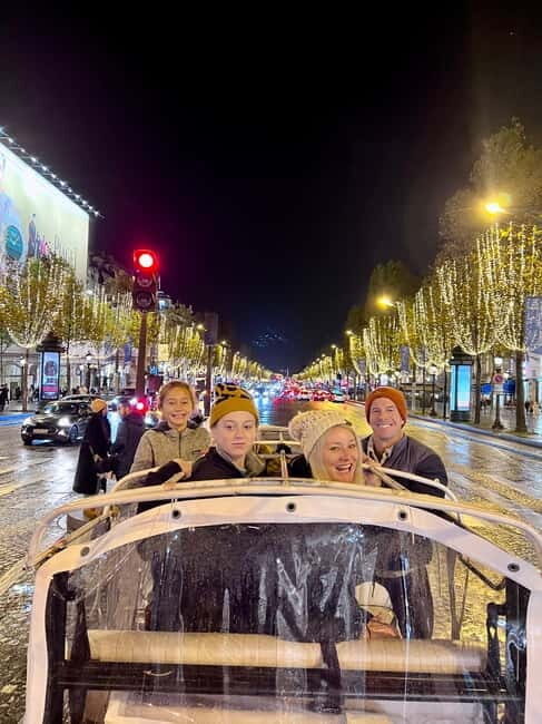 Paris: Christmas Lights Tuk Tuk Tour - Practical Tips for the Tour