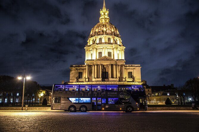 Paris Dinner Bus Toque with Wine Tastings from Champs-Elysees - FAQ