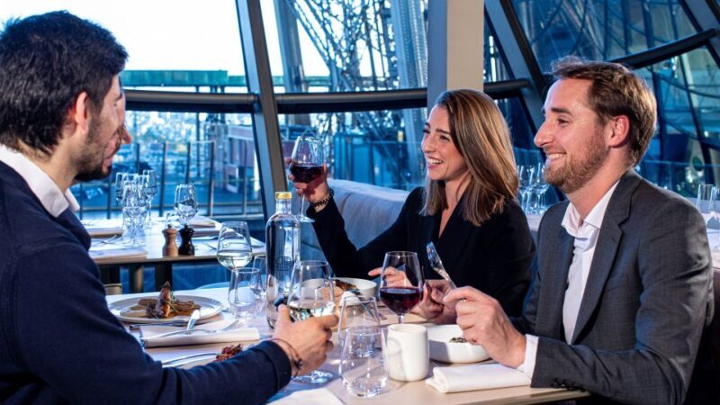 Paris: Eiffel Tower's Madame Brasserie 3-course lunch 12:00 - Key Points