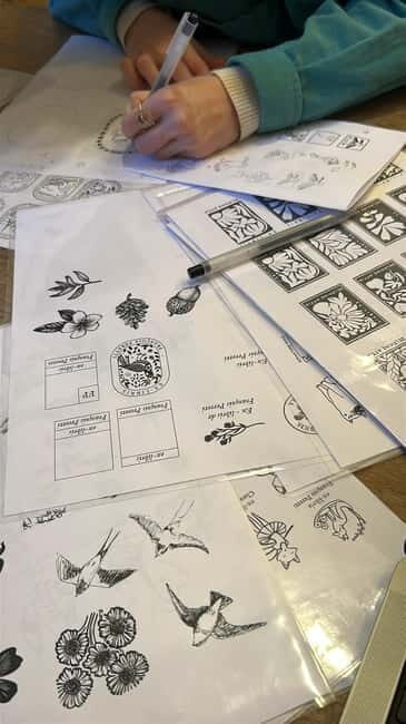 Paris: ex-libris stamp-making and drawing workshop - Key Points