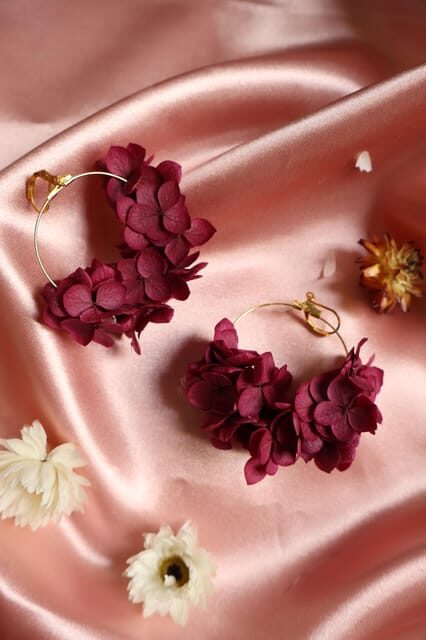 Paris: Floral Earrings workshop - The Atmosphere: Calm, Creative, and Enjoyable