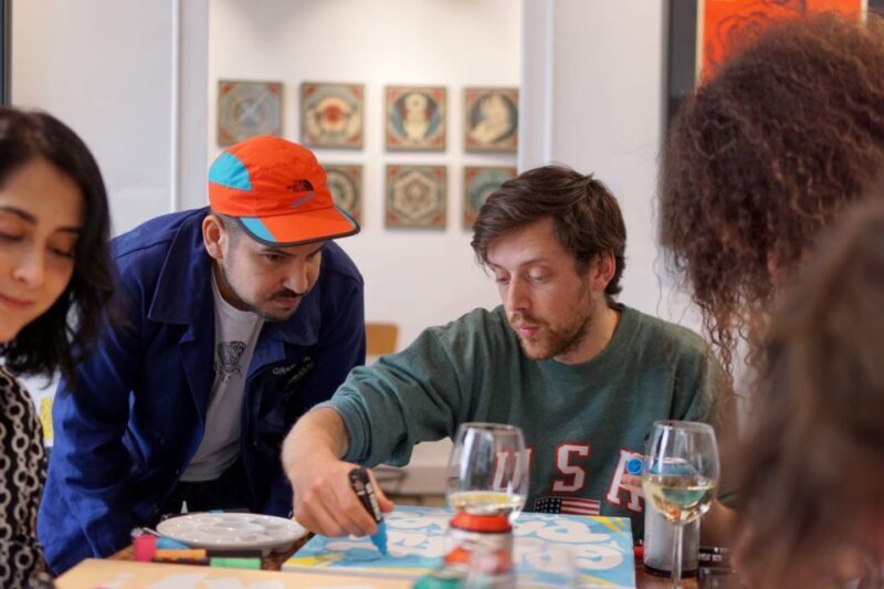 Paris: Graffiti on Canvas Workshop at an Art Studio - An Authentic Artistic Experience in Paris